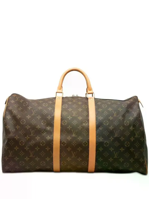 LOUIS VUITTON Monogram Keepall 55 Travel Bag