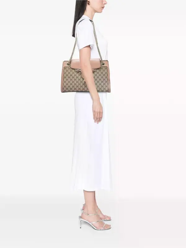 Gucci Large Gg Canvas Emily Shoulder Bag