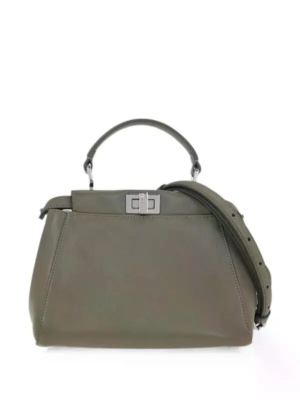 Fendi 2022 Peekaboo Handbag - Grey