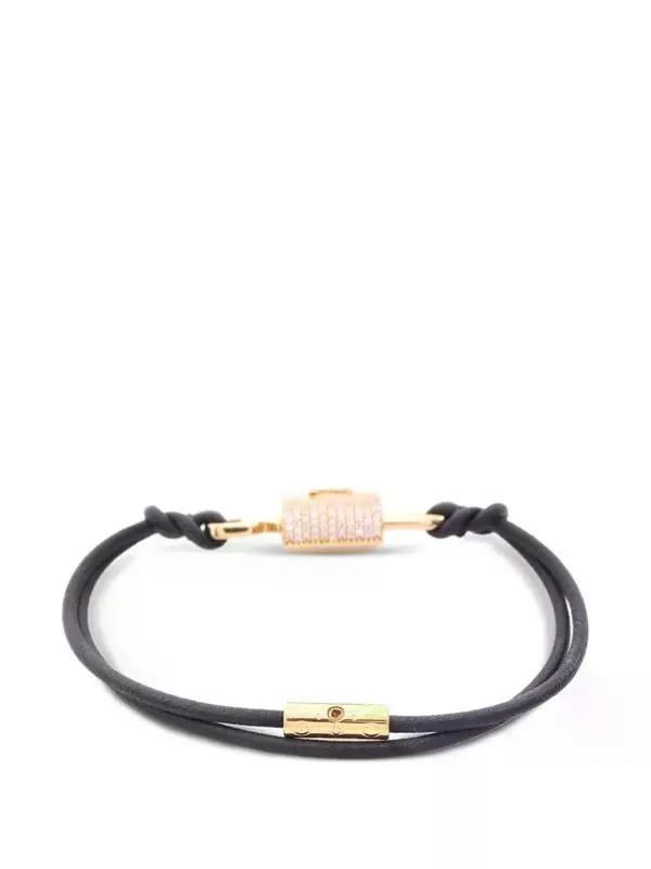 LOUIS VUITTON Padlock Charm Bracelet - Gold