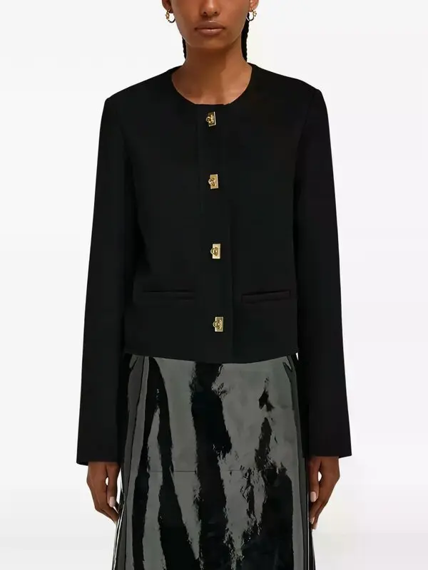 FERRAGAMO Wool And Cashmere Gancini Jacket