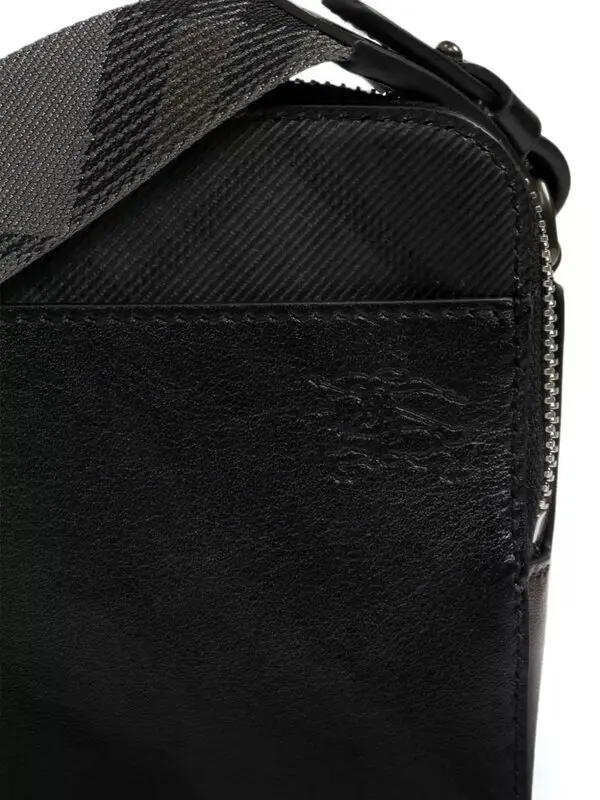 Burberry Check-pattern Messenger Bag