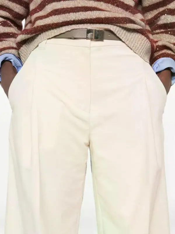 Brunello Cucinelli Pleated Wide-leg Trousers