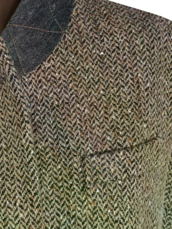 Brunello Cucinelli Sequin-embellished Belted Gilet