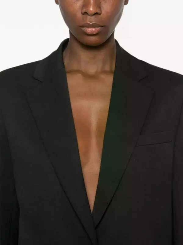 Andamane The Attico Single-breasted Notched Lapel Blazer
