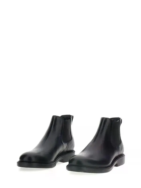 Hogan Elasticated-panel Leather Boots