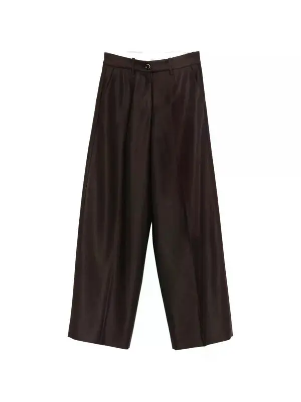 NINE:INTHE:MORNING Nancy Belt-loops Pants - Brown