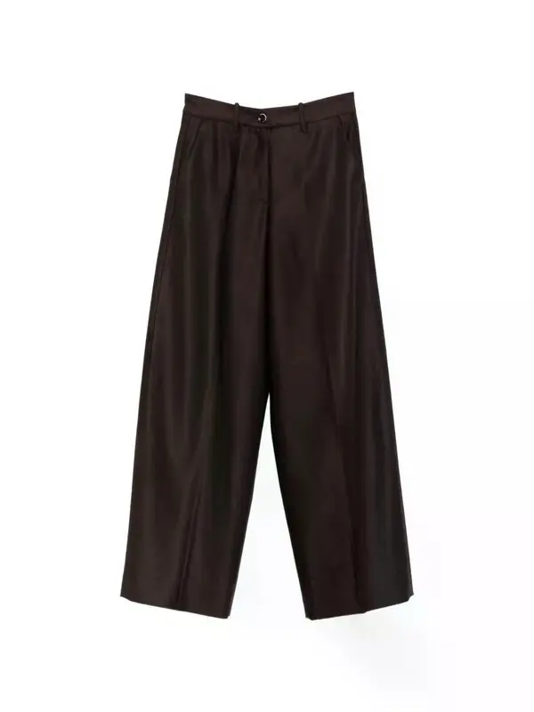 NINE:INTHE:MORNING Nancy Belt-loop Pants - Brown