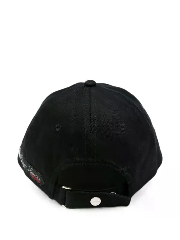 LANVIN Logo-patch Curved-peak Baseball Cap