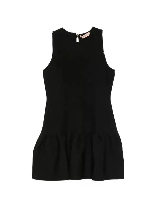 TWINSET Sleeveless Mini Dress - Black