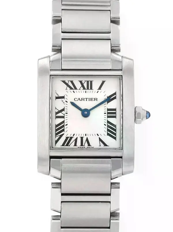 Cartier 25mm Tank Française Watch - Neutrals