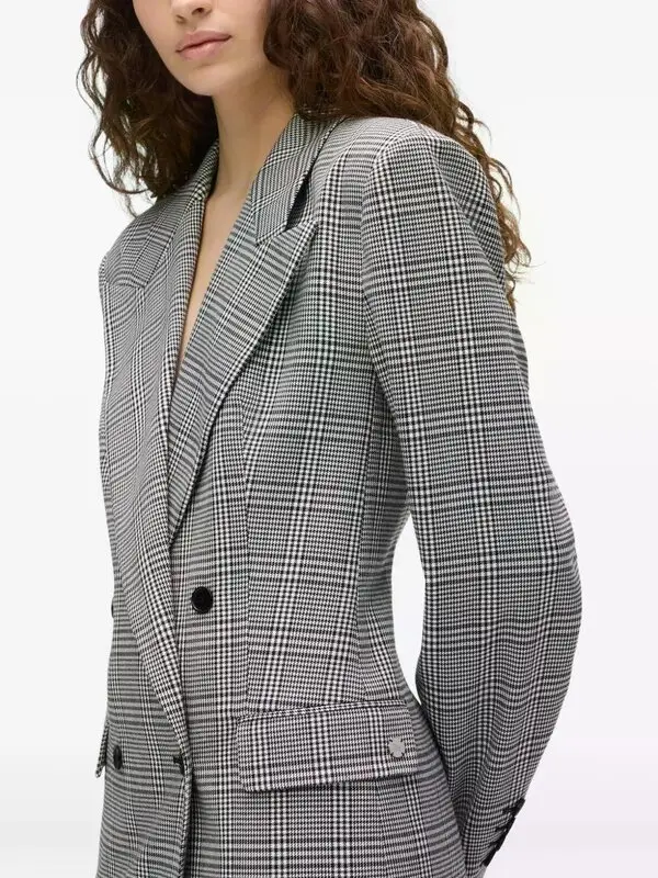 Karl Lagerfeld Structured Checked Blazer