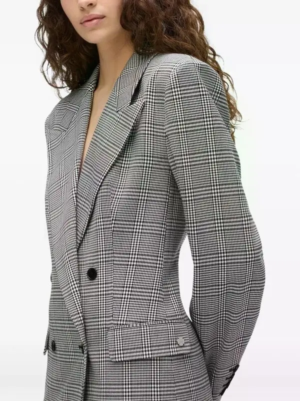 Karl Lagerfeld Structured Checked Blazer