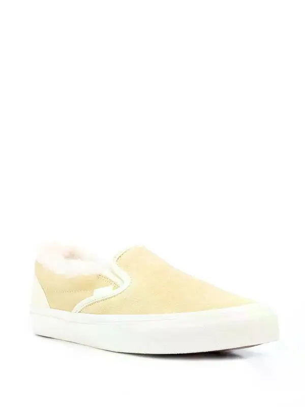 VANS Shearling Trim Slip-on Sneakers