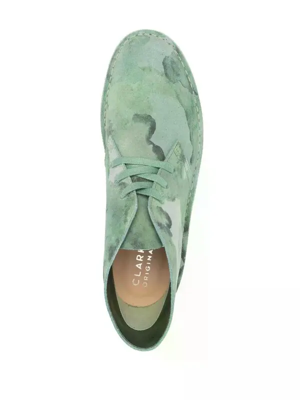 Clarks Watercolour-effect Print Boots
