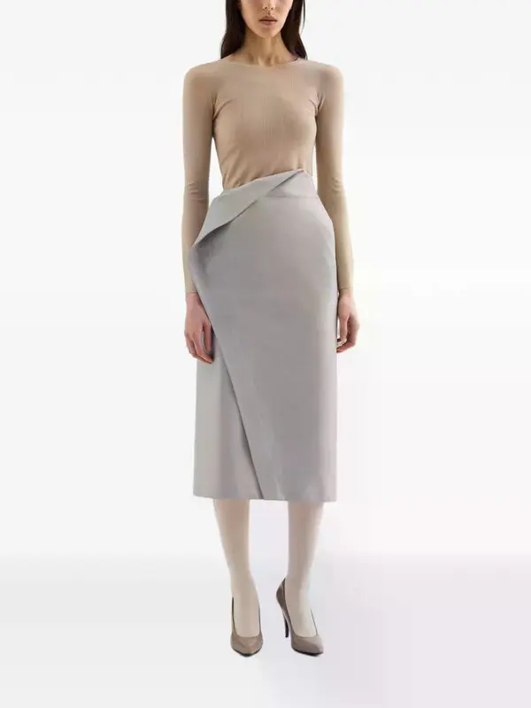 JIL SANDER Ribbed-knit Top