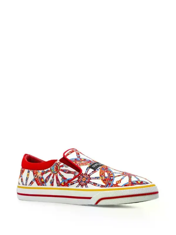 Dolce & Gabbana Carretto-print Dg Sailing Sneakers