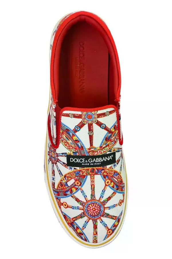 Dolce & Gabbana Carretto-print Dg Sailing Sneakers