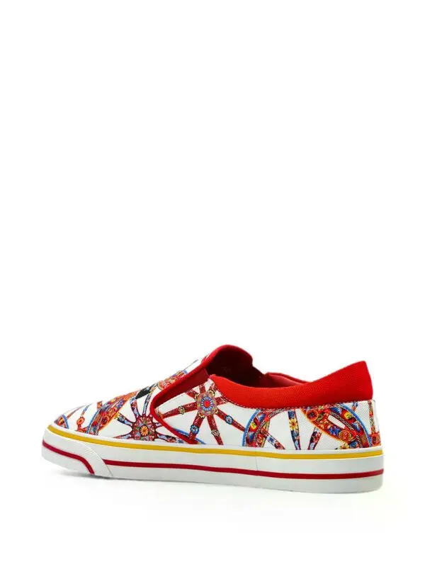 Dolce & Gabbana Carretto-print Dg Sailing Sneakers