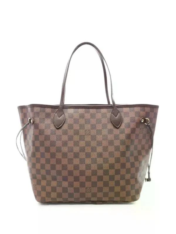 LOUIS VUITTON Damier Ebene Canvas Tote Bag - Brown