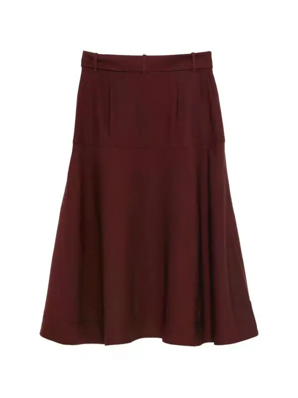 Zimmermann Belted Button-front Midi Skirt