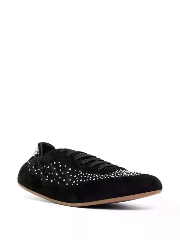 Rene Caovilla Florence Crystal-embellished Sneakers