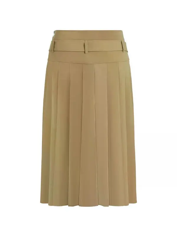 Karl Lagerfeld Pleated Midi Skirt
