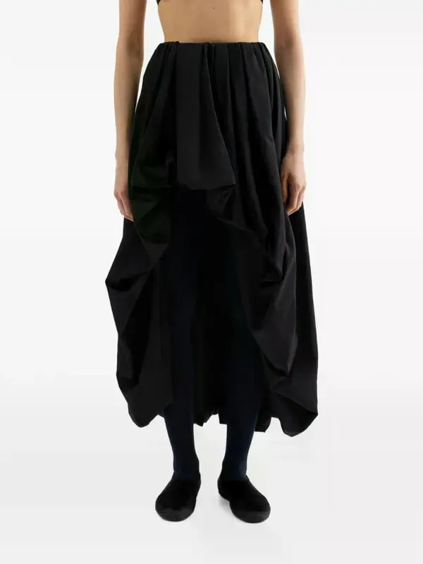 JIL SANDER Lightweight Taffeta Skirt