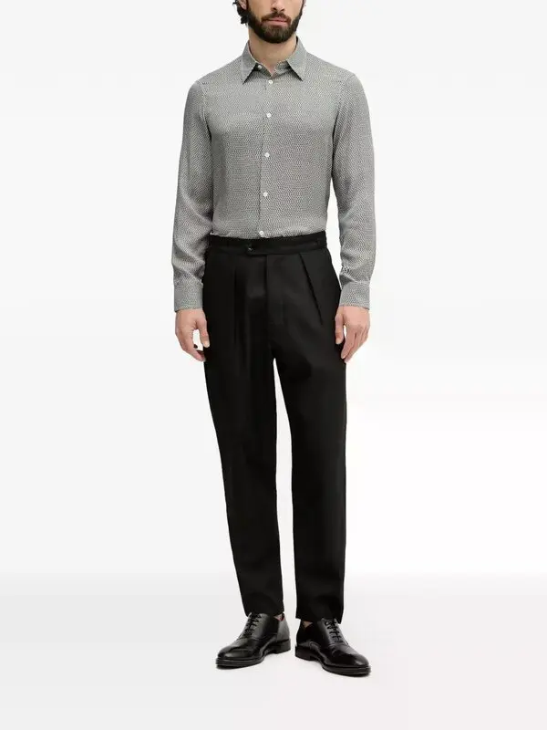 Armani Exchange Logo-print Long-sleeve Shirt