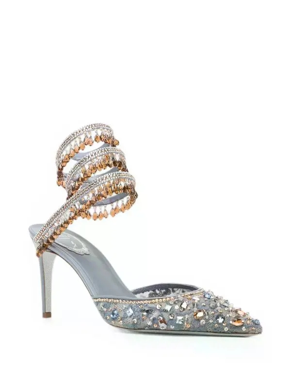 Rene Caovilla Christy Crystal-embellished Pumps
