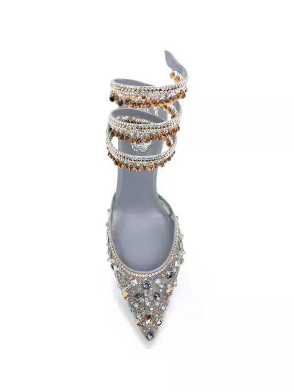 Rene Caovilla Christy Crystal-embellished Pumps