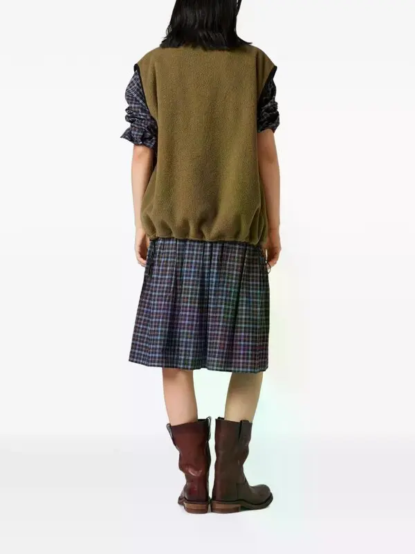 Miu Miu Fleece Zipper Vest