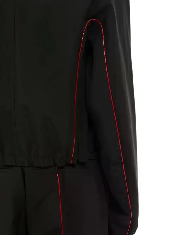 FERRAGAMO Piping Detail Hooded Coat