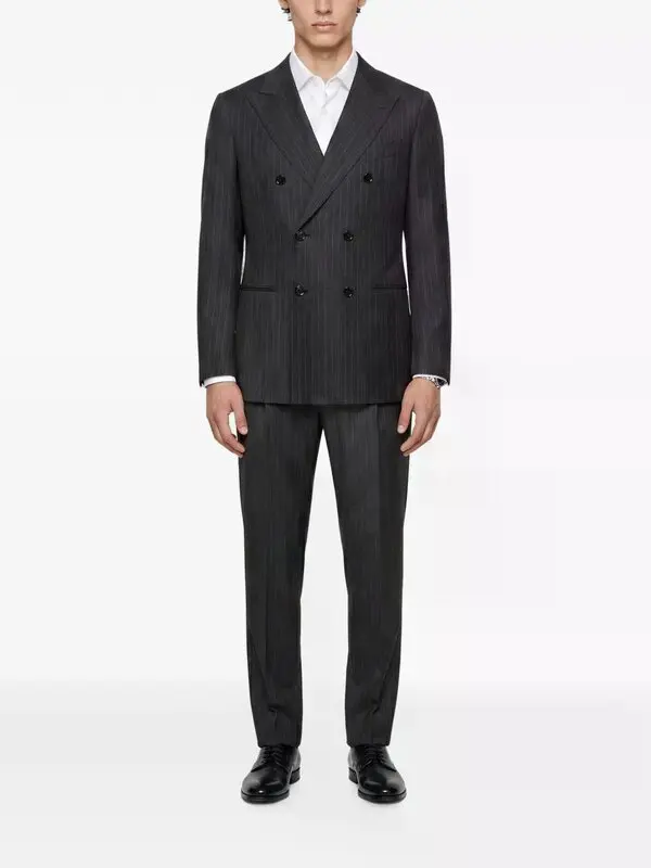 Caruso Pinstriped Double-breasted Suit