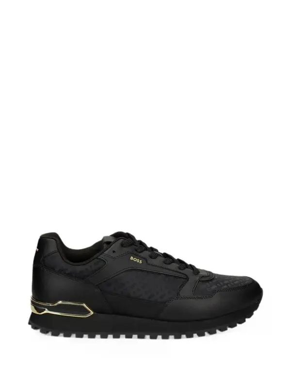 BOSS Logo-print Panelled Sneakers