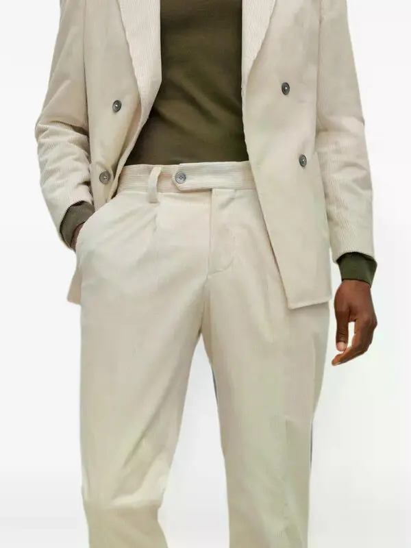 Hugo Corduroy Pleated Trousers