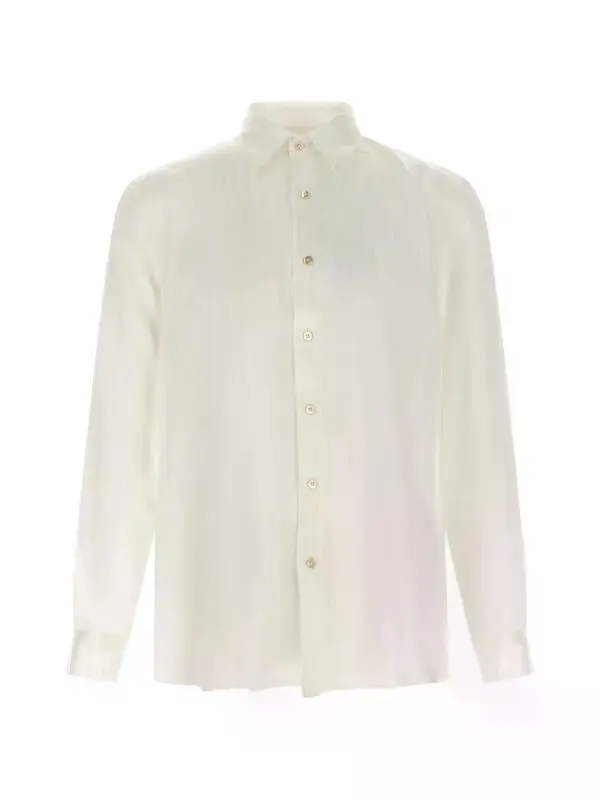 RIVIERA Vertical-stripe Silk Shirt