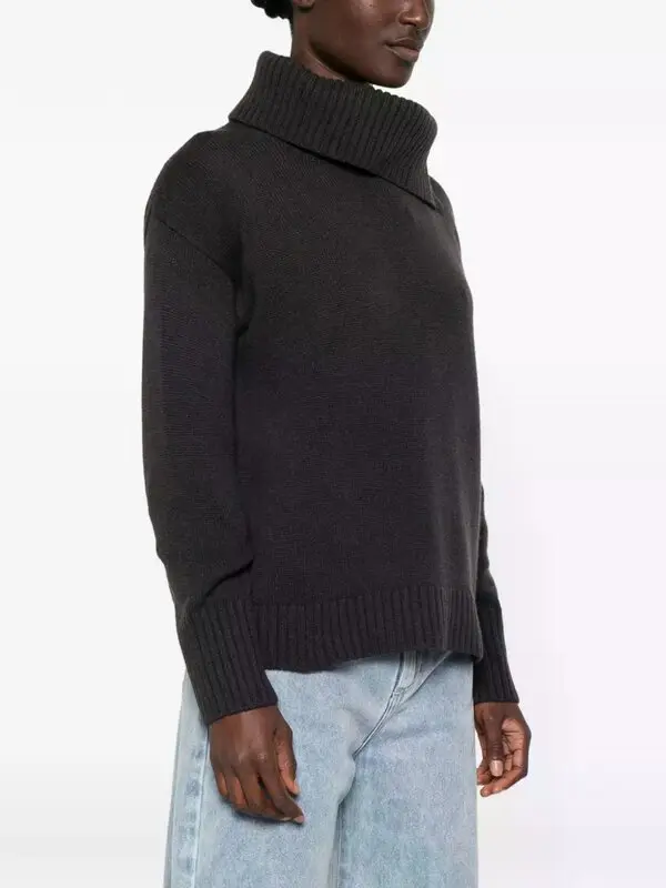 ANNE CLAIRE Roll Neck Wool Sweater