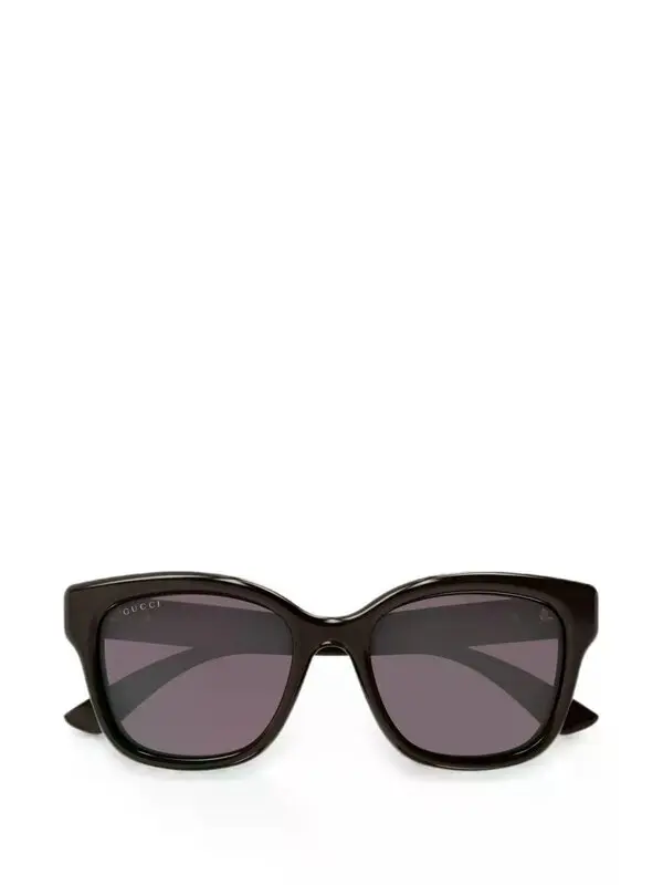 Gucci Double G Square-frame Sunglasses - Brown