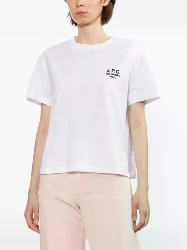 A.p.c. Logo-embroidered T-shirt