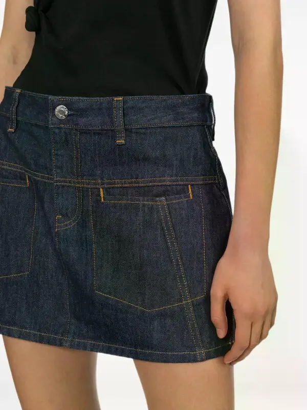 Helmut Lang Mini Denim Skirt