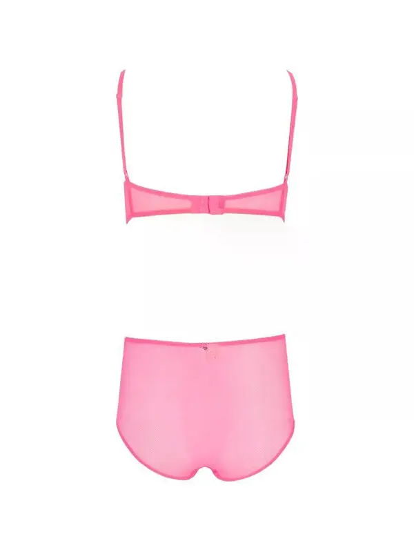 LAURA URBINATI Bow-detail Mesh Bra
