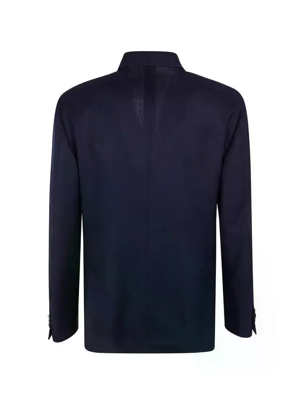 LARDINI Flower-pin Double-breasted Blazer