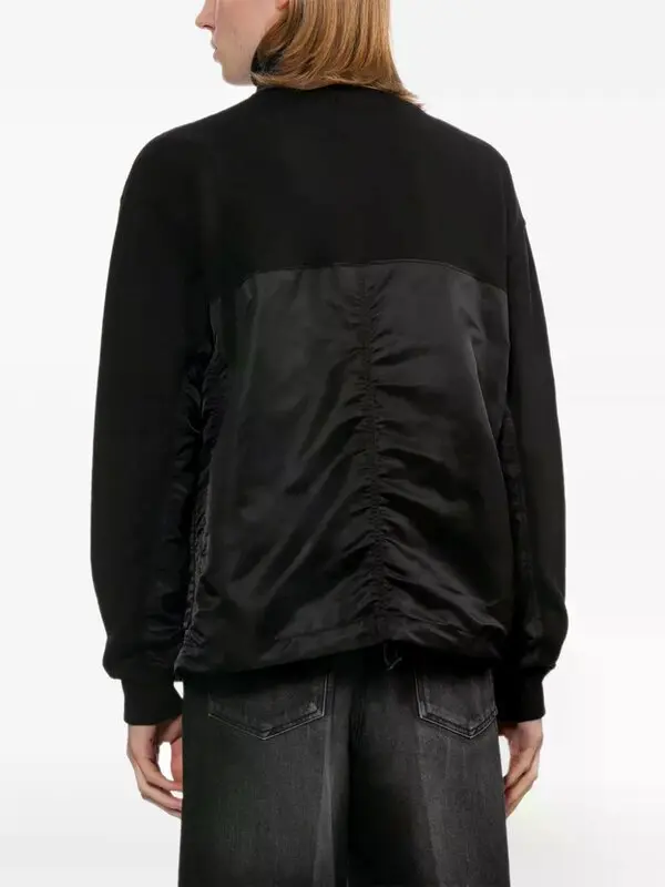 Toga Quarter-zip Panelled Sweater