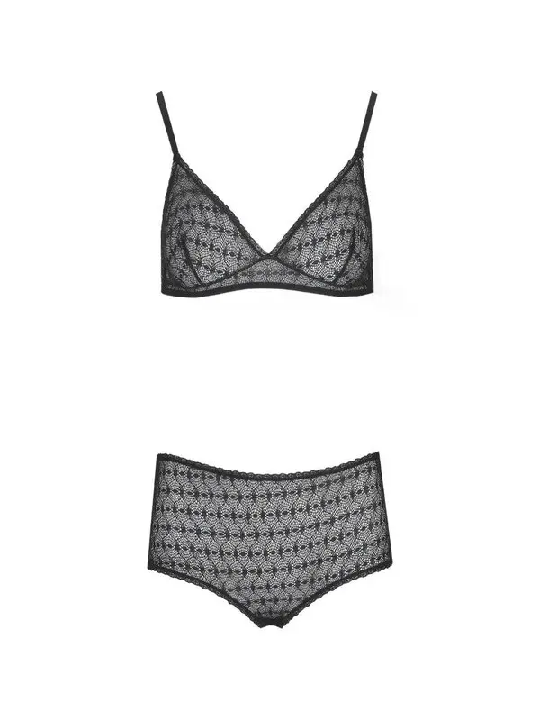 LAURA URBINATI Lace Culotte Briefs