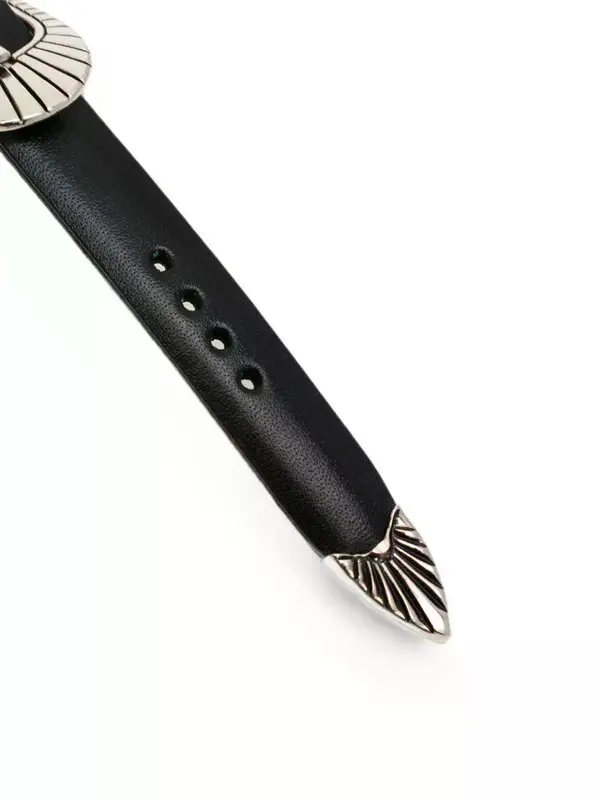 Toga Western-buckle Leather Bangle