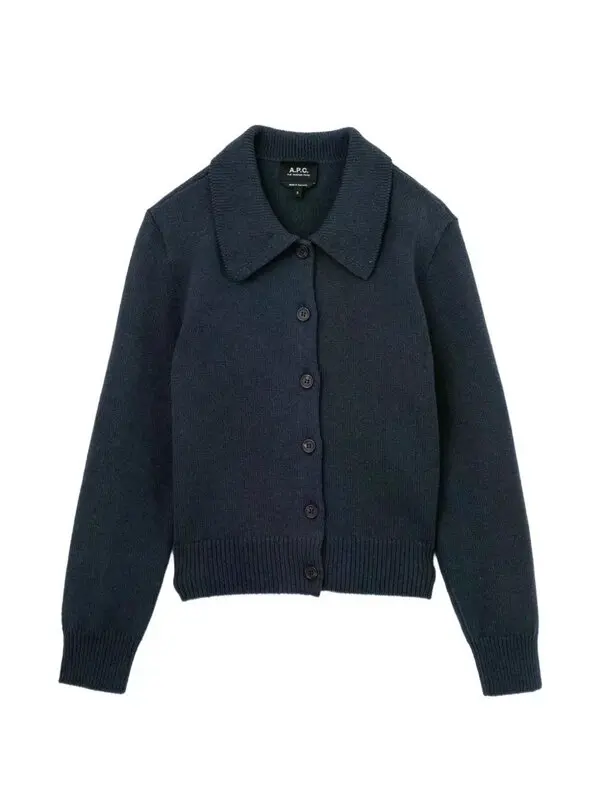 A.p.c. Collared Button-front Cardigan