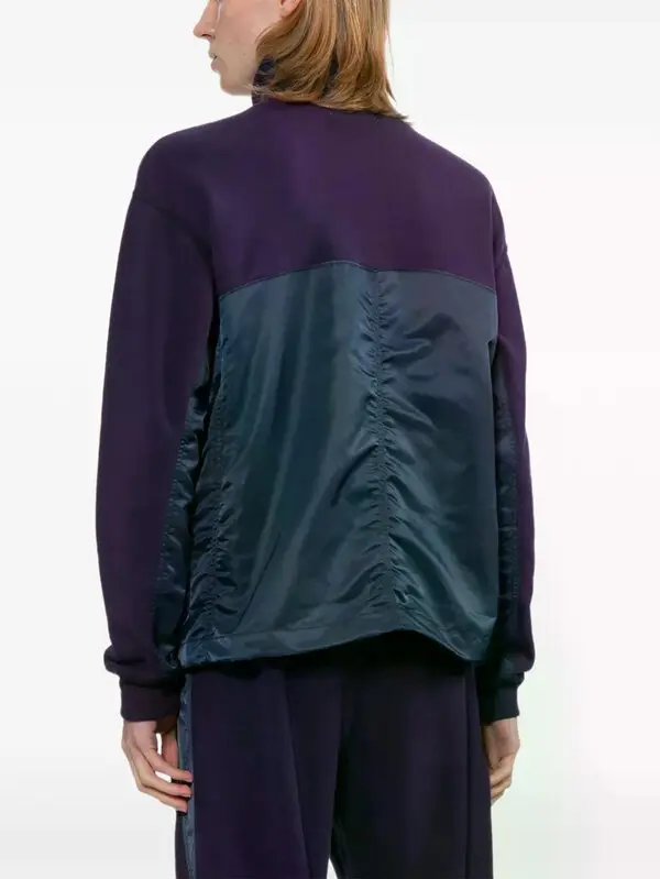 Toga Panelled Quarter-zip Sweater