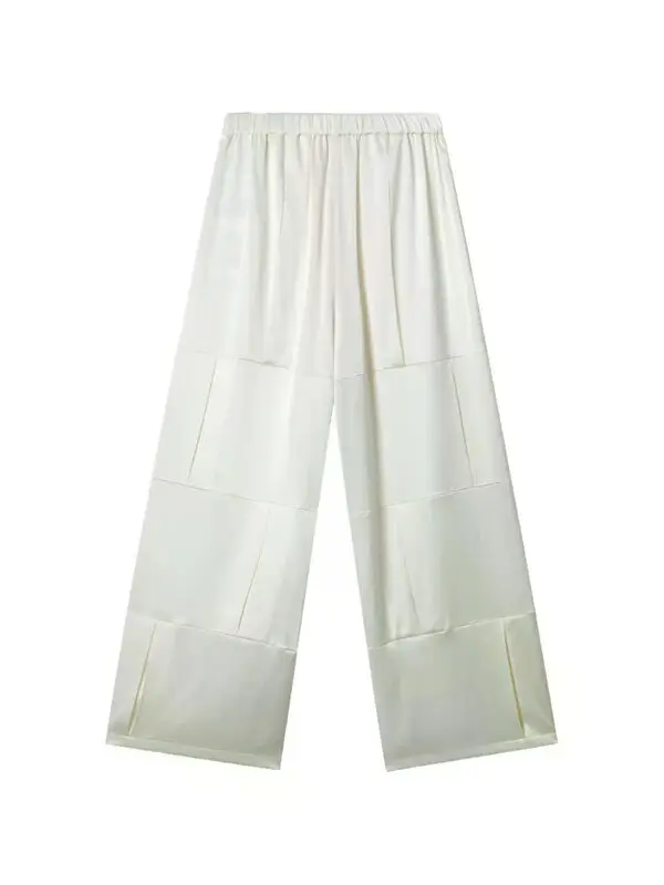 ENFOLD Patchwork-design Palazzo Pants