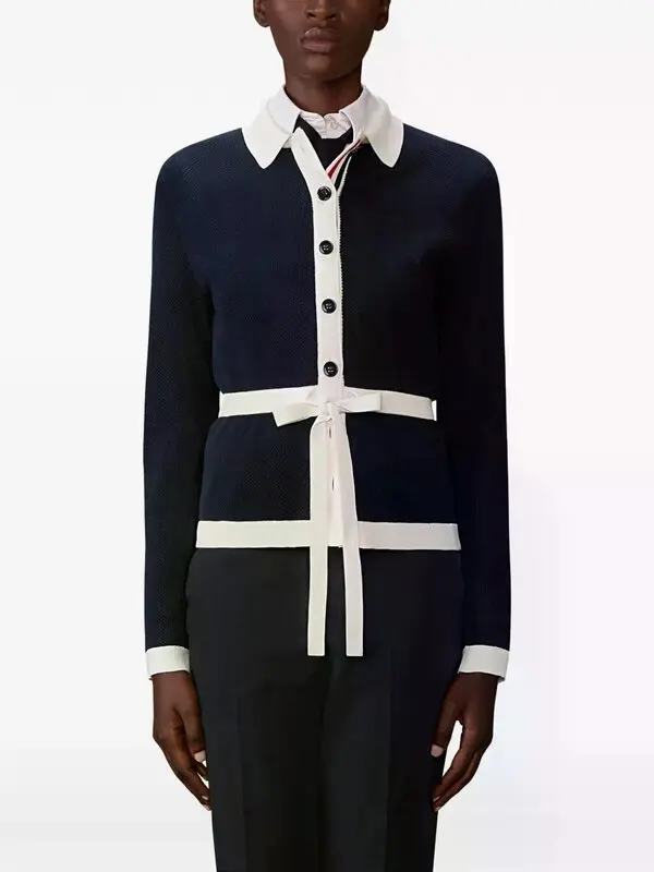 Thom Browne Bow-detail Cardigan